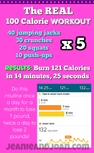 The 100 Calorie Workout Myth: How to ACTUALLY Burn 100 Calories!